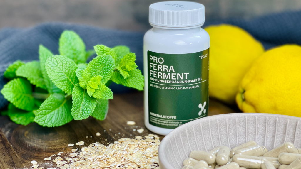 Natürliches Eisen Supplement kaufen | Erfahrungen mit Pro Ferra Ferment von TISSO - We live vegan.
